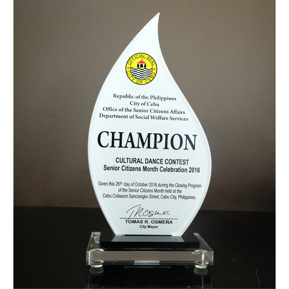 Cebu City Office of the Senior Citizens Affairs (OSCA) Cultural Dance – Suarez Arts