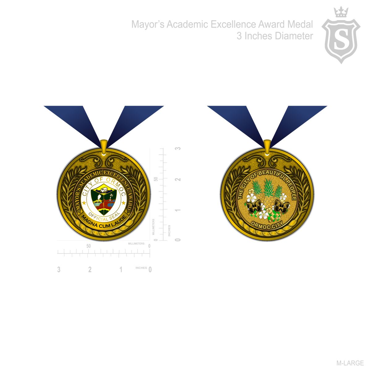 Mayor's Academic Excellence Award Medal – Suarez Arts