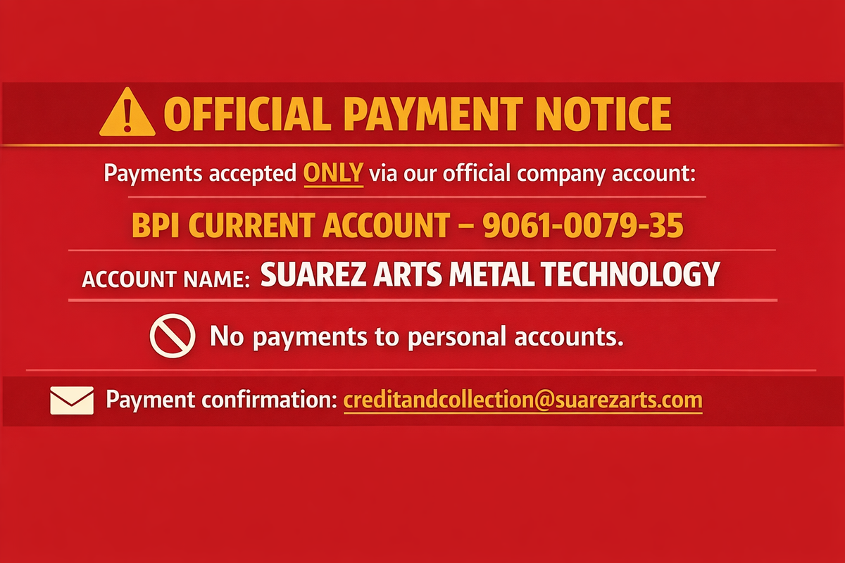 BPI official Bank Remittance Method – Suarez Arts
