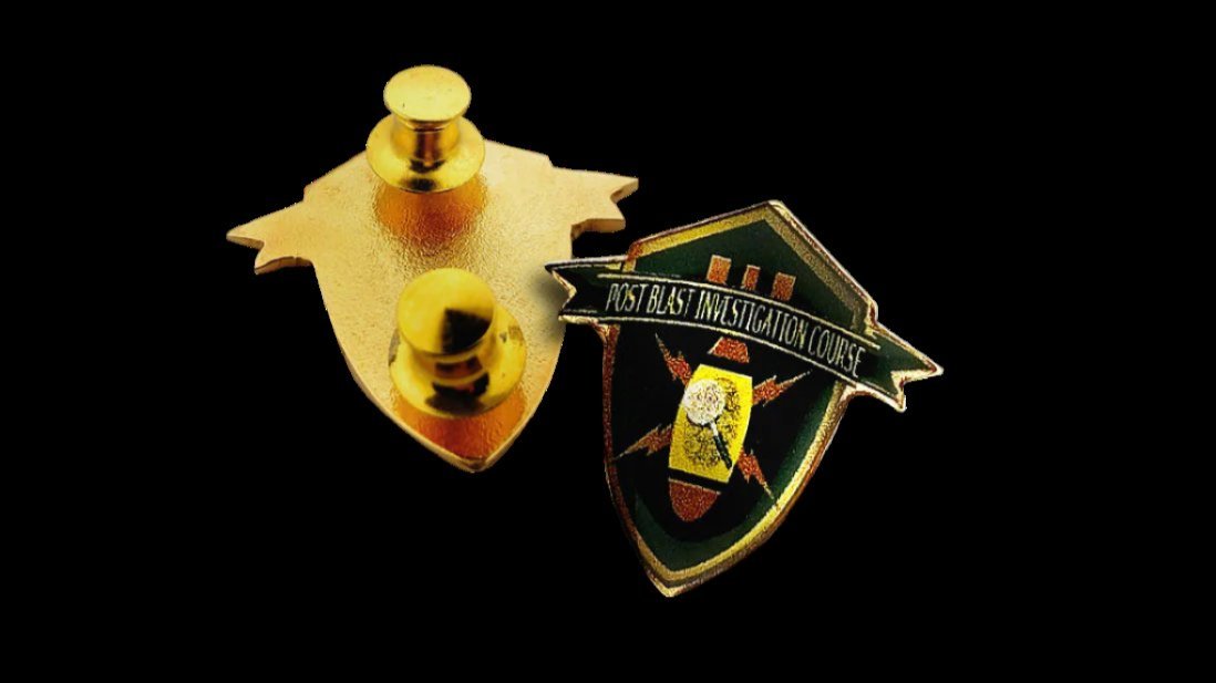 Post Blast Investigation Course Pin 2024 – Suarez Arts