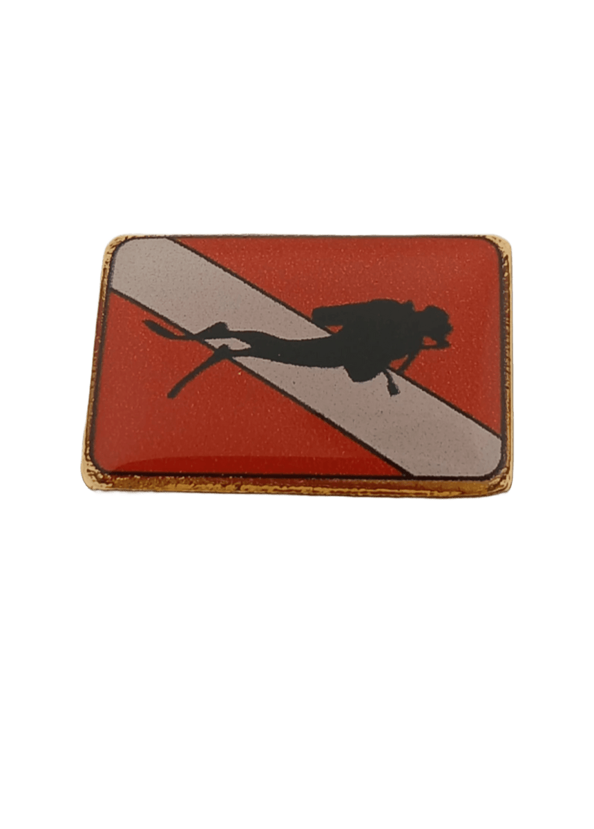 Scuba Diver Flag Pin – Suarez Arts