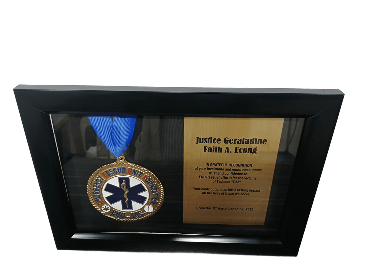 Emergency Rescue Unit Foundation (ERUF) Medal Frame – Suarez Arts