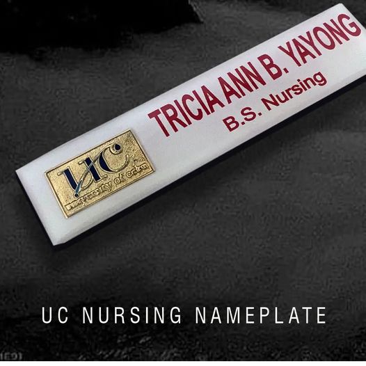 UCLM B.S. Nursing Nameplate with Seal – Suarez Arts