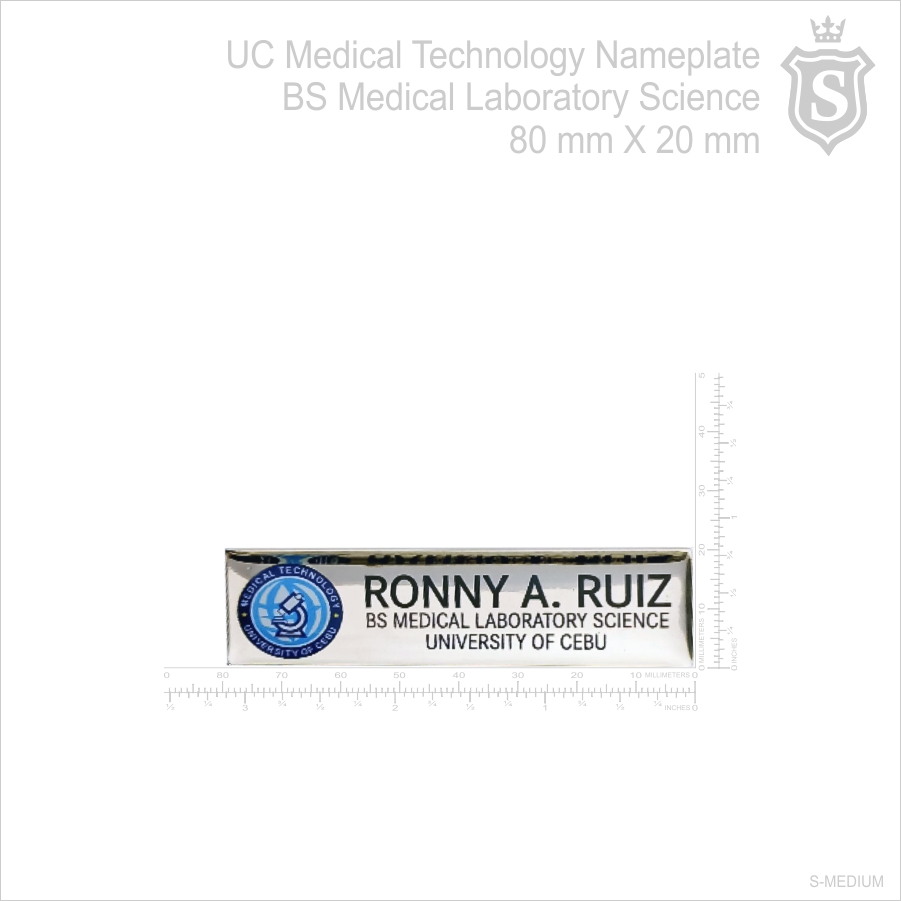 University of Cebu (UC) Medical Technology Nameplate - BS Medical Labo ...