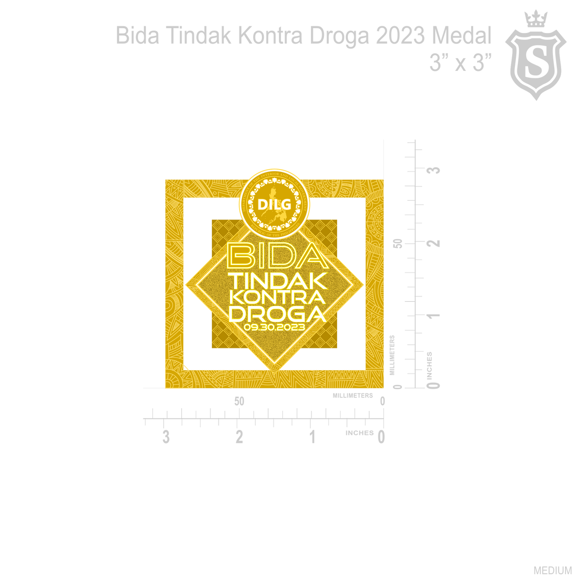 Bida Tindak Kontra Droga 2023 Medal – Suarez Arts