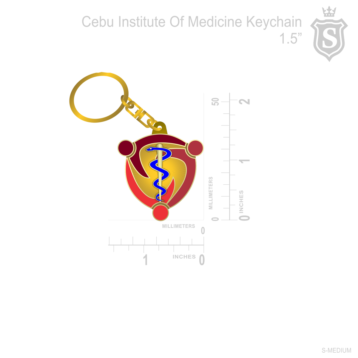Cebu Institute Of Medicine (CIM) Keychain – Suarez Arts