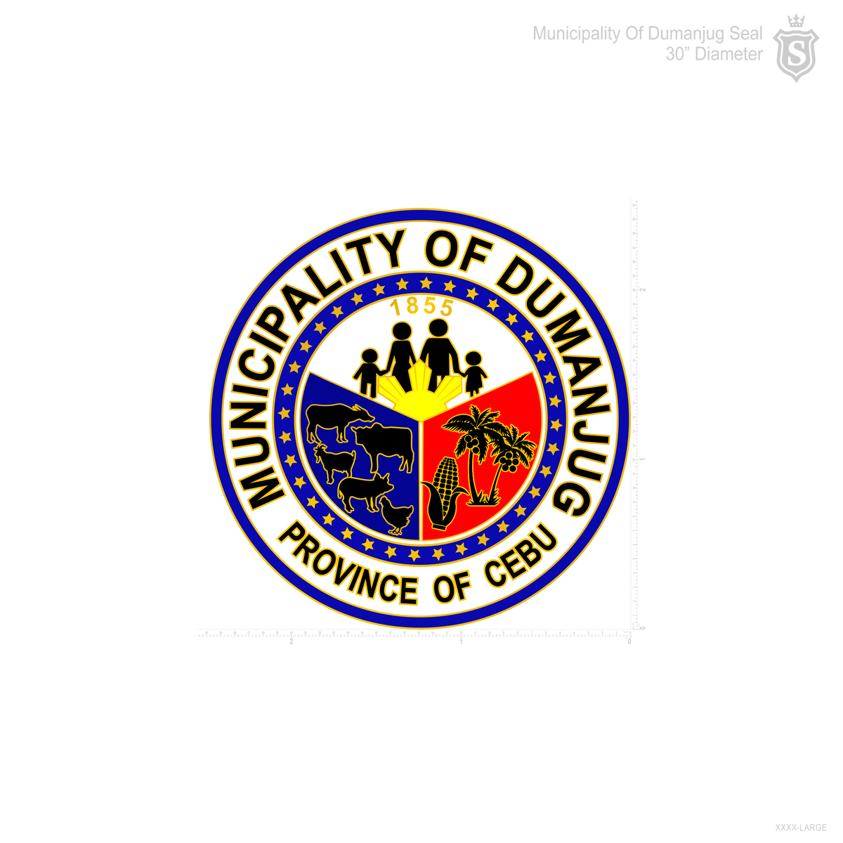 Municipality Of Dumanjug Seal Signage – Suarez Arts