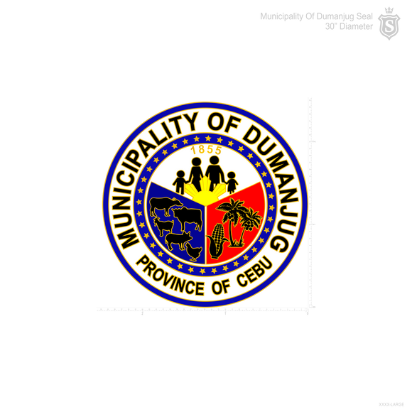 Municipality Of Dumanjug Seal Signage – Suarez Arts