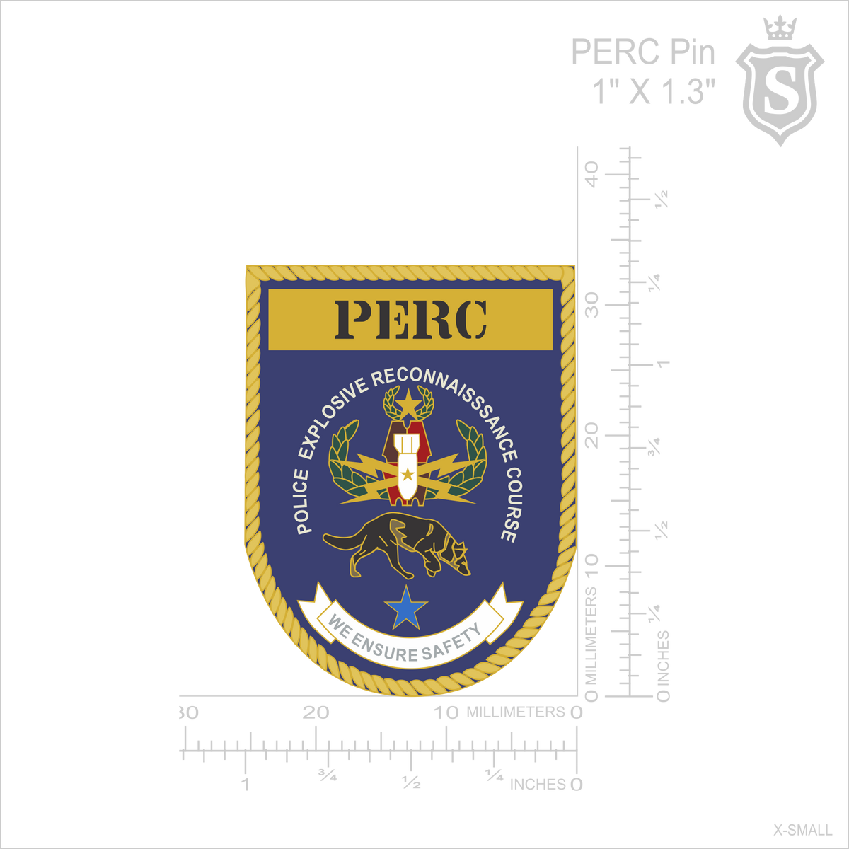 Police Explosive Reconnaissance Course (PERC) Pin – Suarez Arts