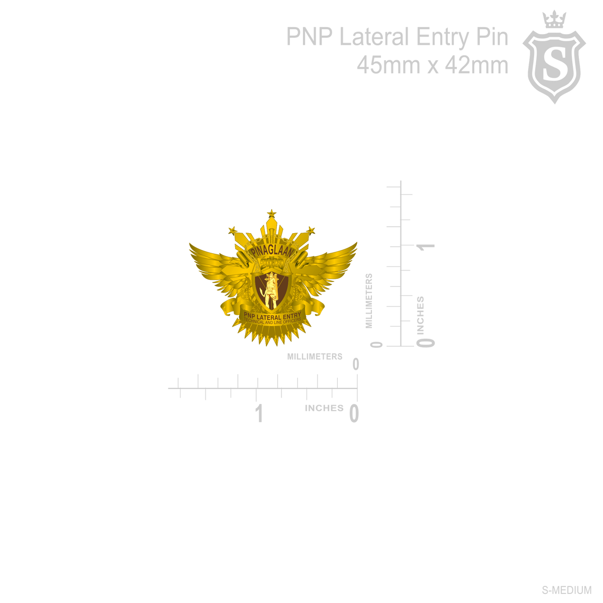 Pinaglaan Pin 2023 45mm x 42mm – Suarez Arts