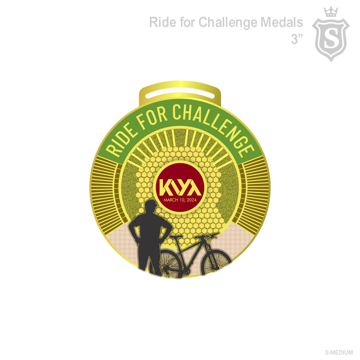 KAYA- Ride For Challenge Medal 2024 – Suarez Arts