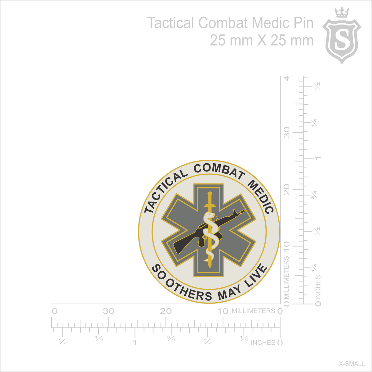 Tactical Combat Medic Pin – Suarez Arts