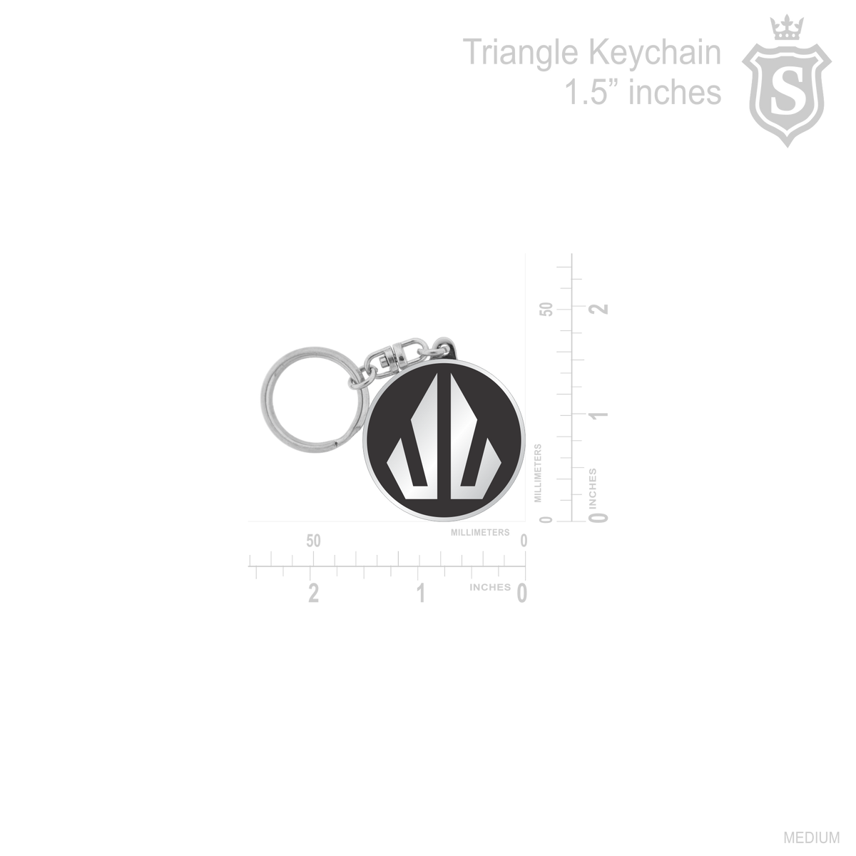 Triangle Keychain – Suarez Arts