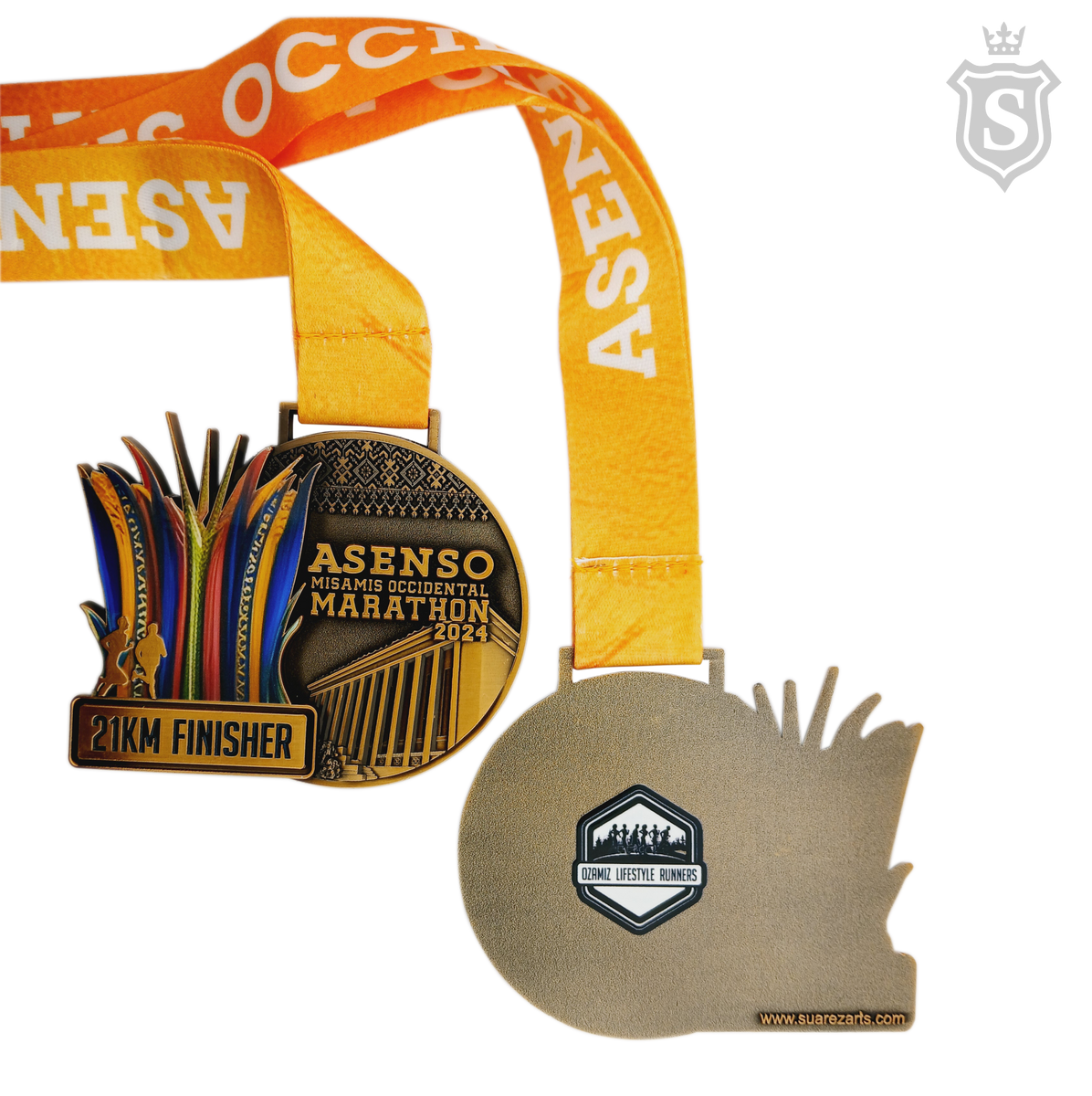 Asenso Misamis Occidental Marathon Medal 2024 – Suarez Arts