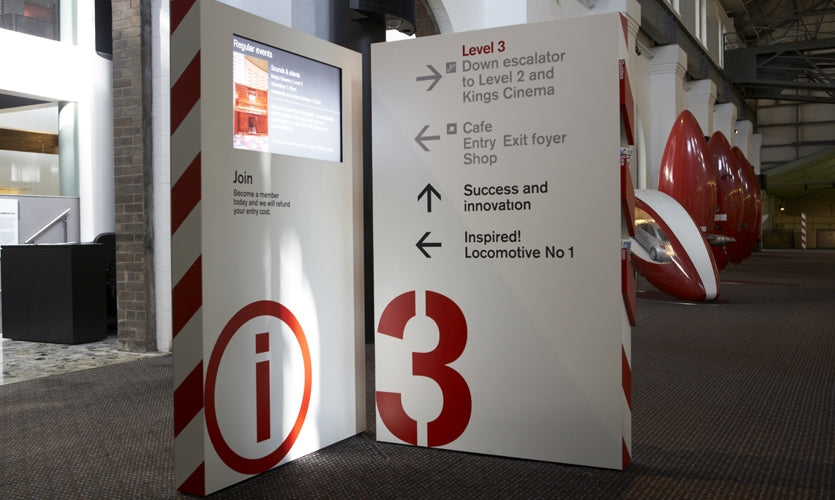 Directional Color Coded Signage – Suarez Arts