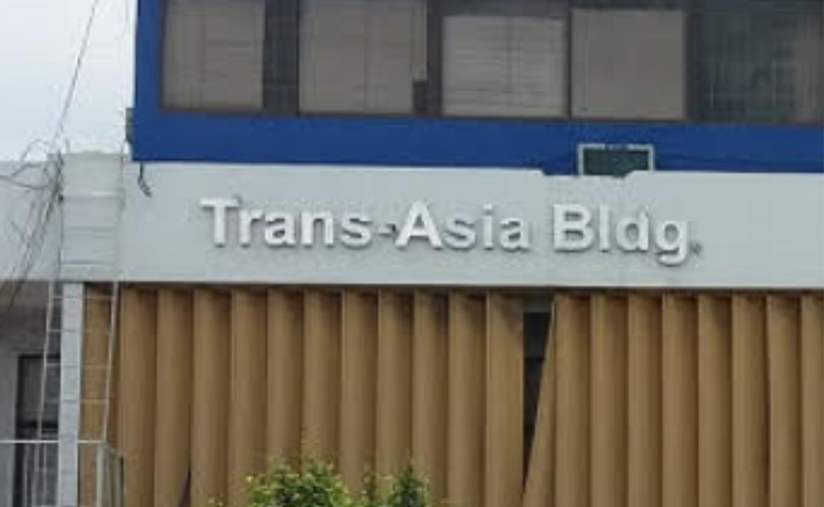 Trans - Asia Building Signage – Suarez Arts