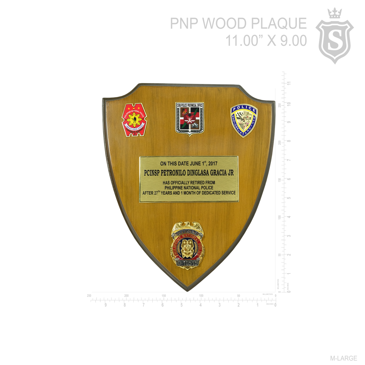 PNP Wood Plaque – Suarez Arts