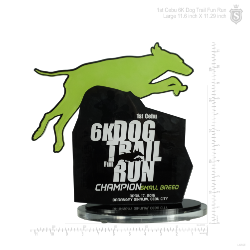 1st Cebu 6K Dog Trail Fun Run Plaque – Suarez Arts
