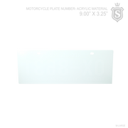 Motorcycle Plate number- Acrylic Material – Suarez Arts