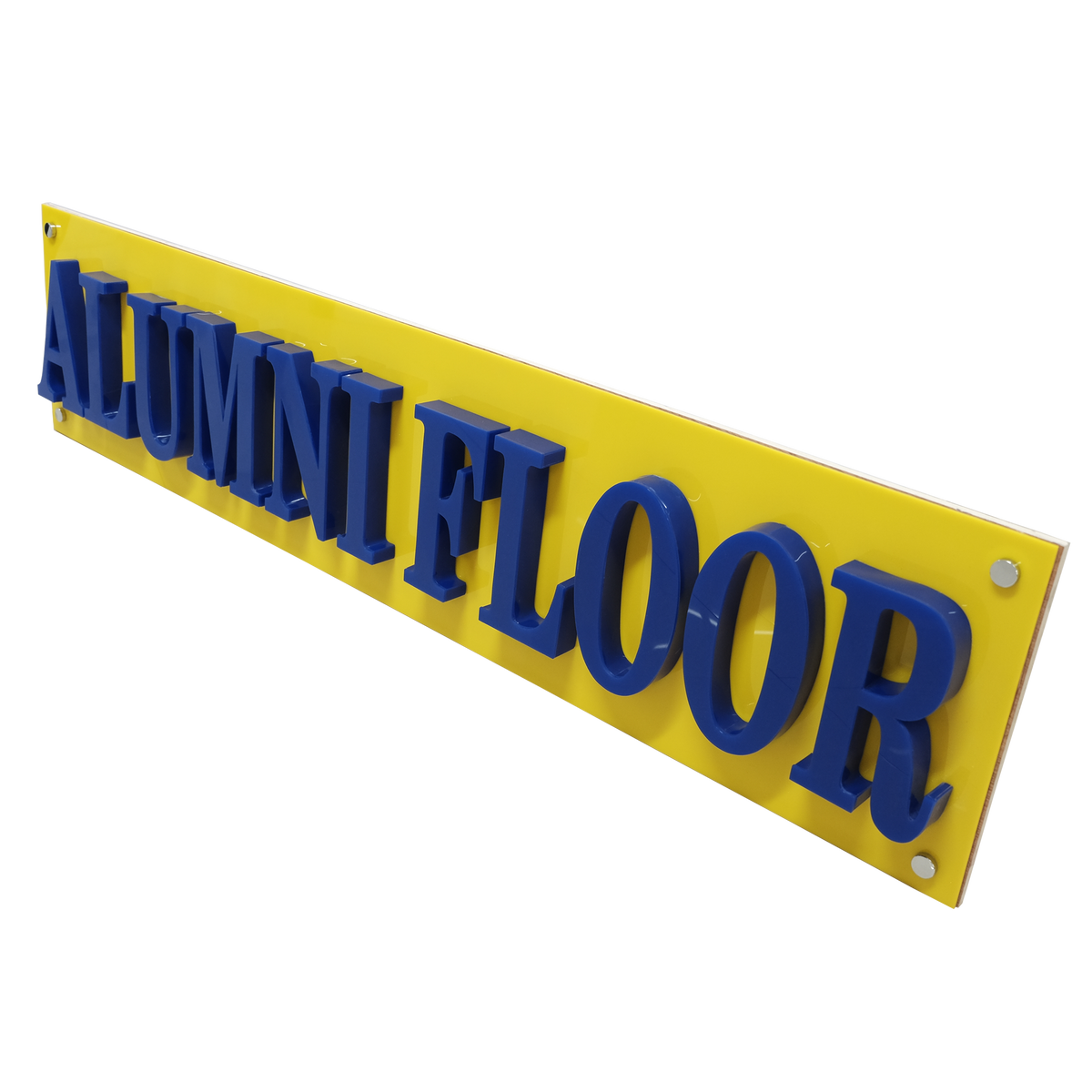 Built Up Acrylic Signage for Saint Joseph College Alumni Floor 48 inch ...