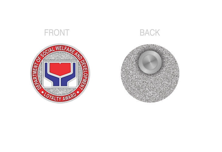 Department of Social Welfare and Development (DSWD) Loyalty Pin ...