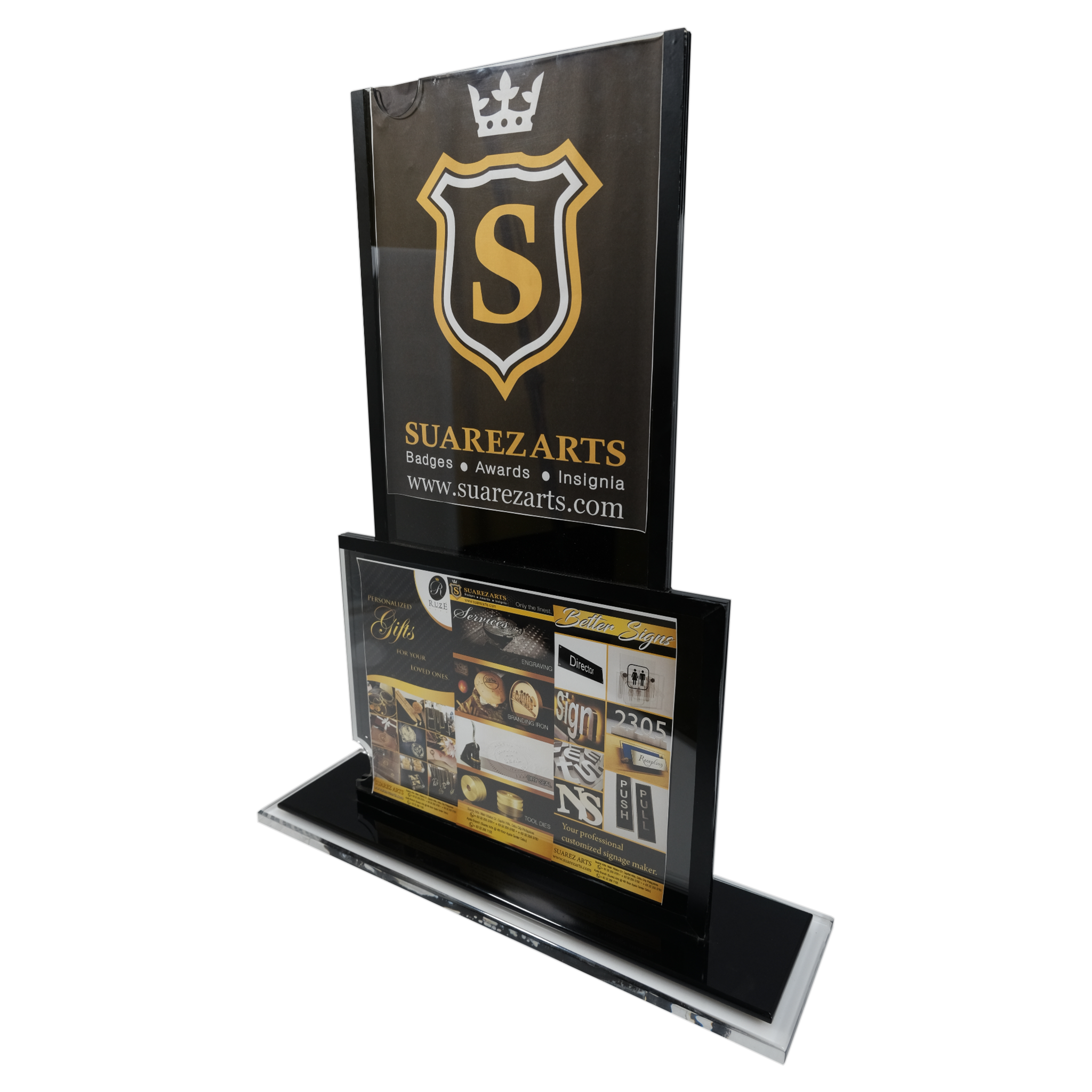 Acrylic Document Holder Standee – Suarez Arts