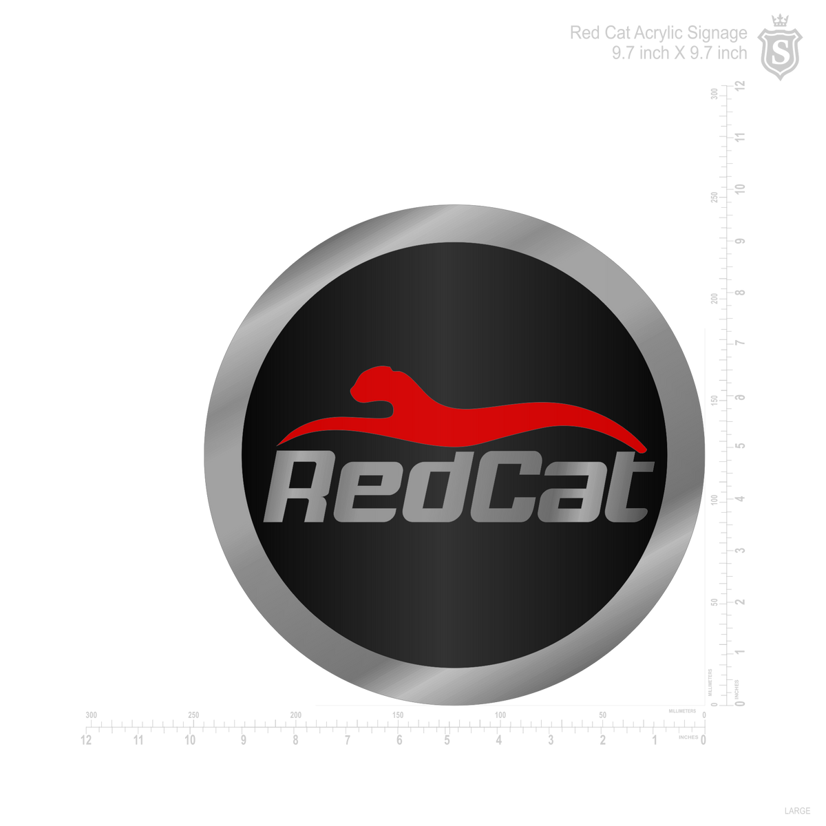 Car Emblem Red Cat Logo – Suarez Arts