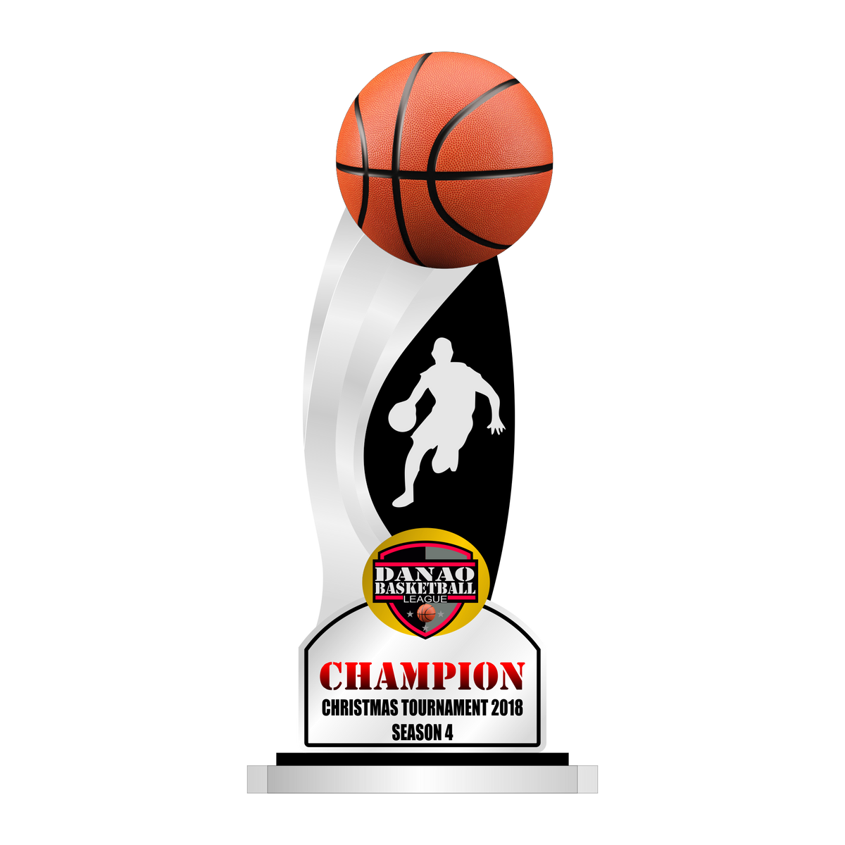 Basketball Acrylic Sports Plaque – Suarez Arts