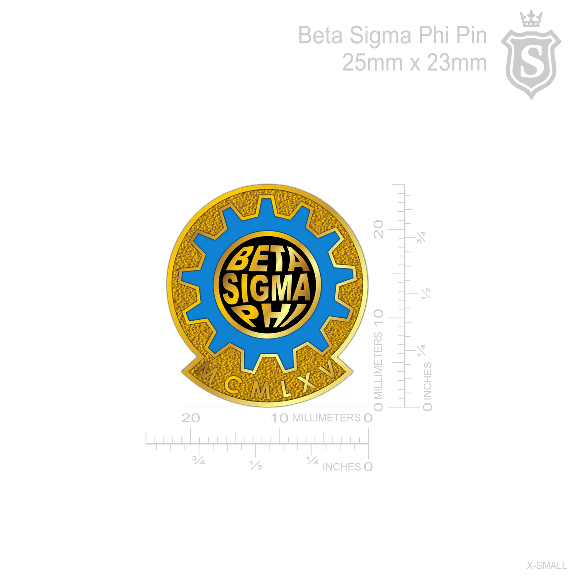 Beta Sigma Phi Pin – Suarez Arts