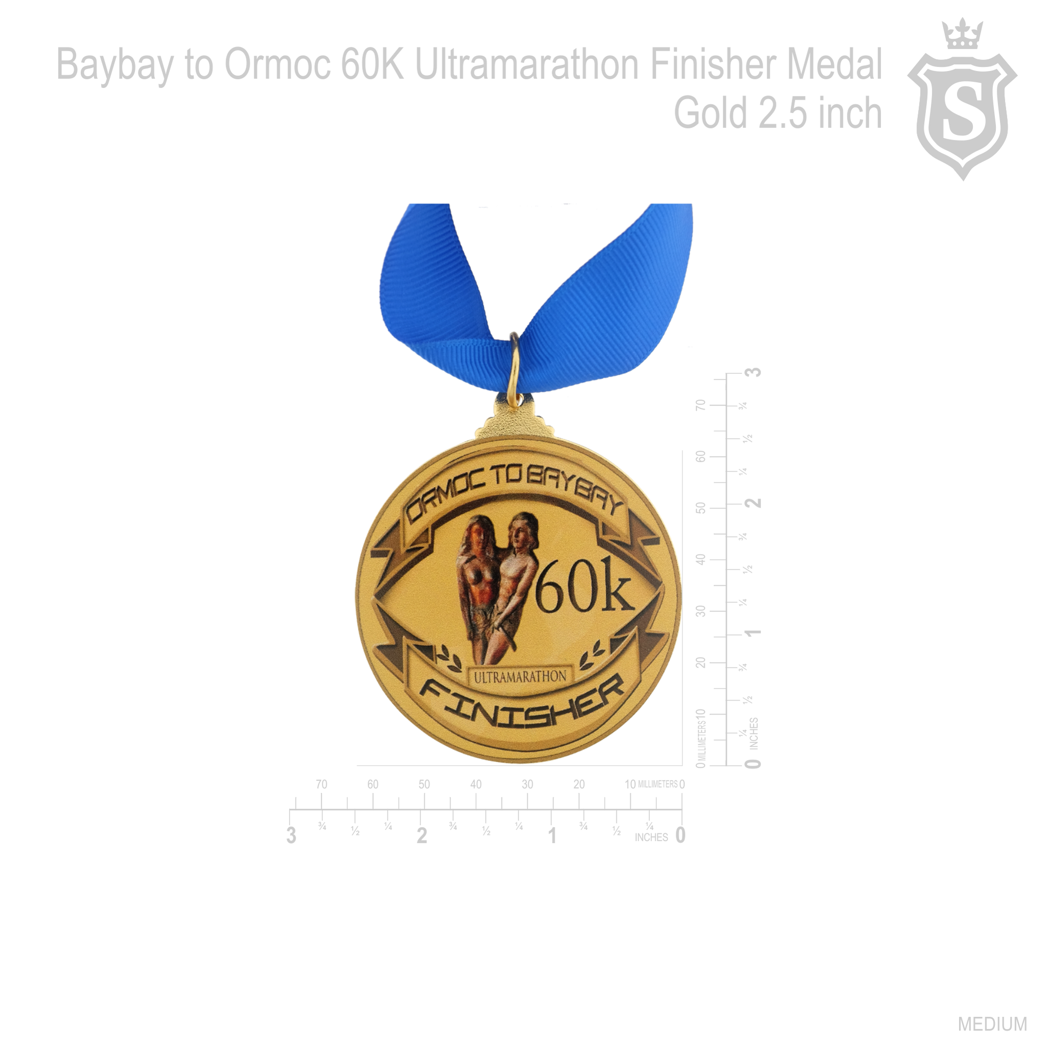 Ormoc to Baybay 60K Ultramarathon Finisher Medal – Suarez Arts