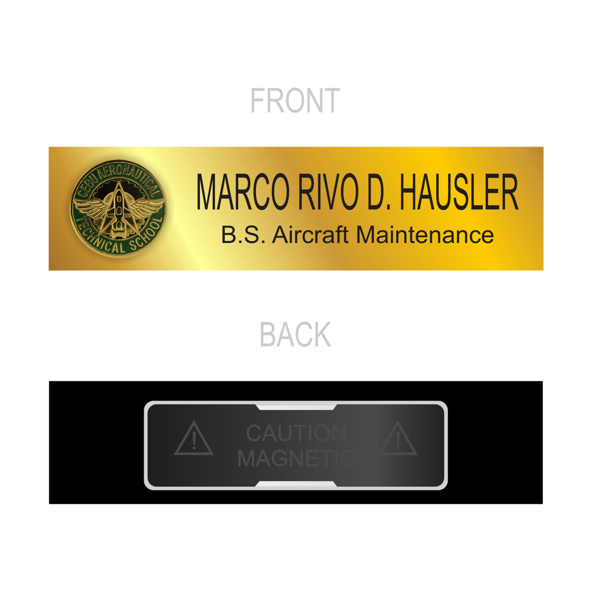 Cebu Aeronautical Technical School (CATS) Nameplate – Suarez Arts