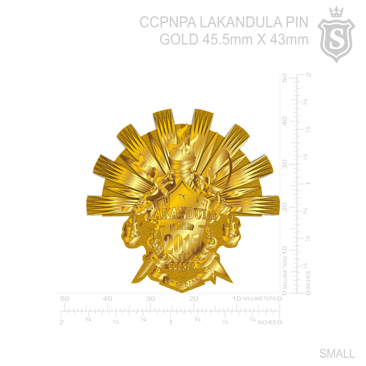 CCPNPA Lakandula Class of 2015 Pin – Suarez Arts