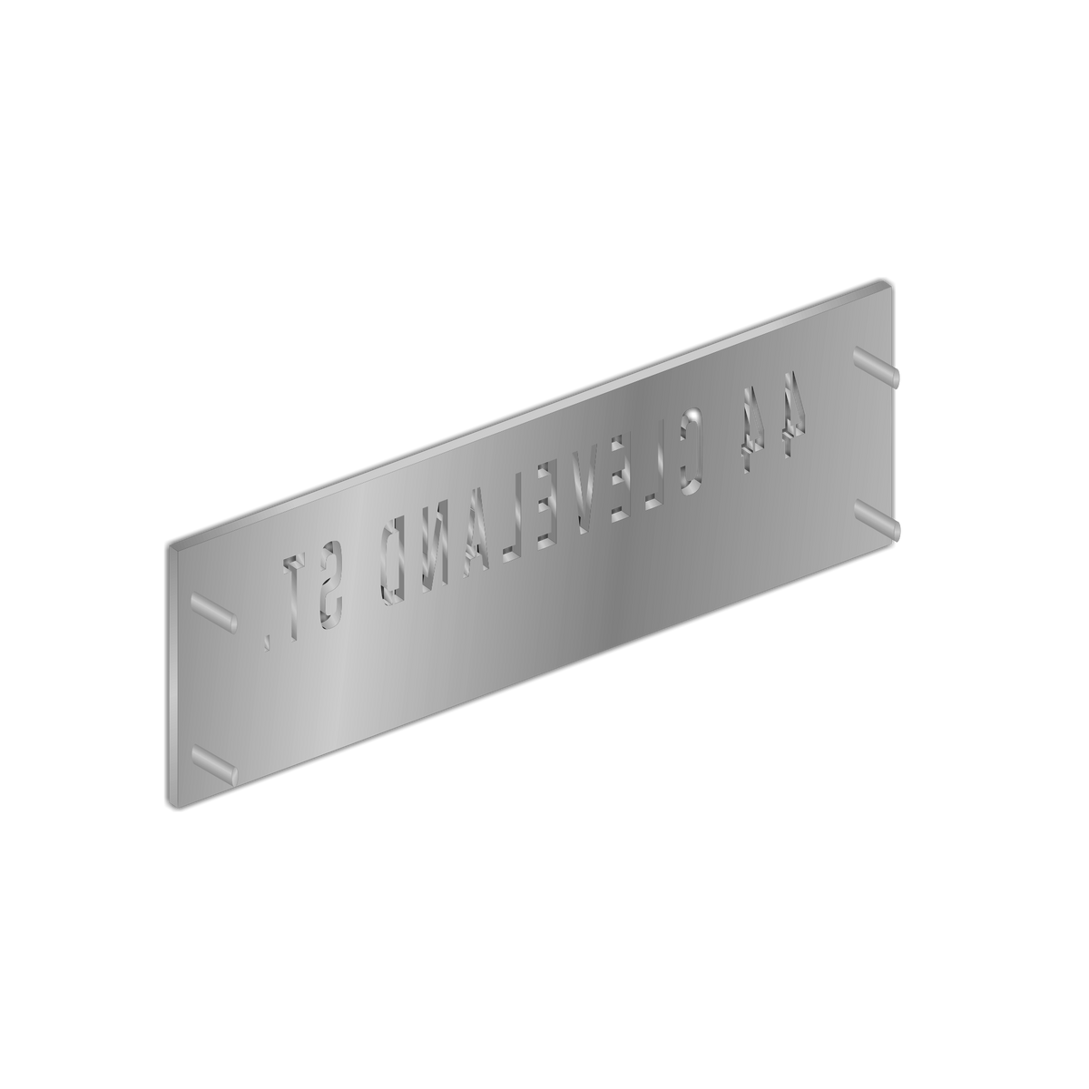 House Number- Cutout Steel Plate Design – Suarez Arts