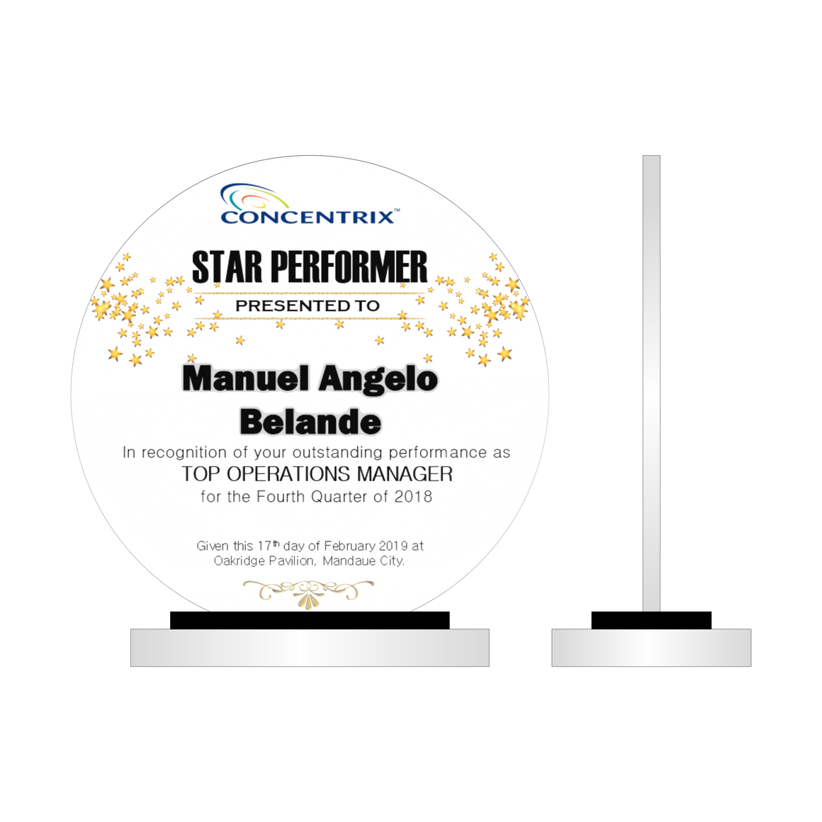 Plaques – Tagged "acrylic plaque" – Suarez Arts