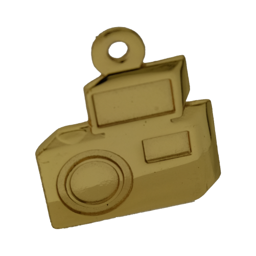 Camera Pendant Gold 20mm – Suarez Arts