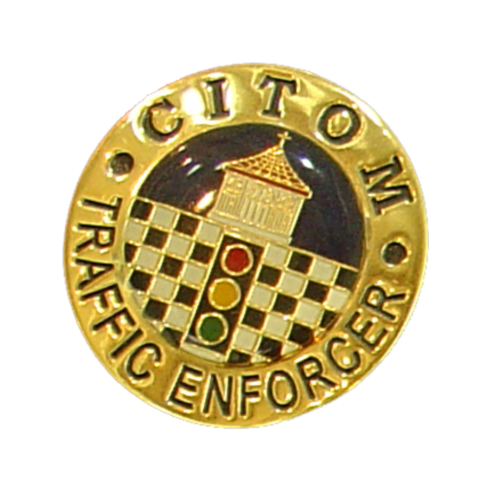 Cebu City Traffic Operations Management (CITOM) Traffic Enforcer Pin ...