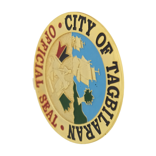 City of Tagbilaran Official Seal Gold 38mm – Suarez Arts