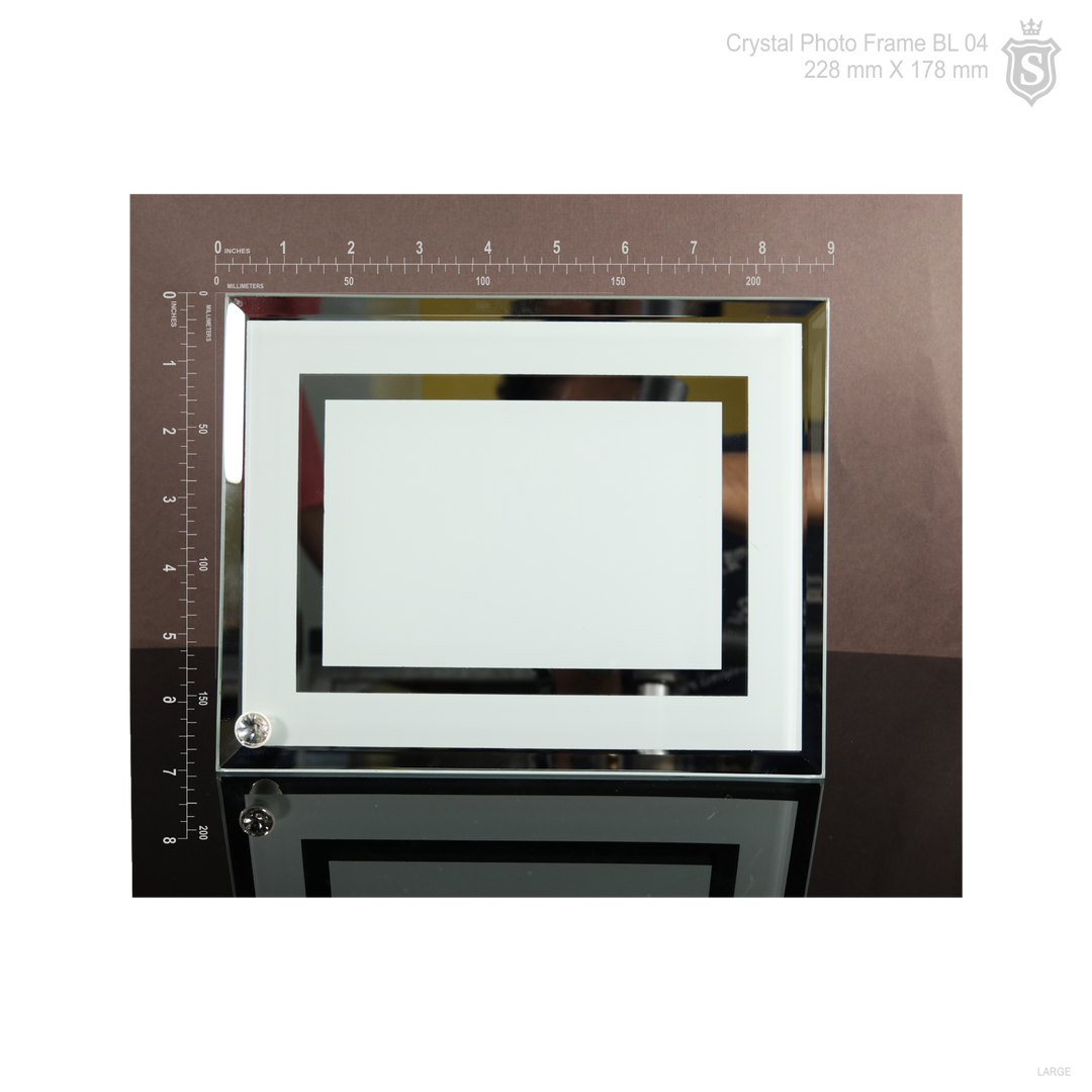 BL-04 Crystal Photo Frame 228 mm – Suarez Arts