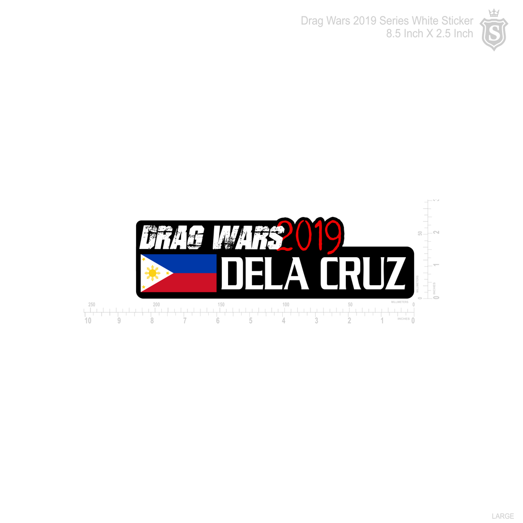 Die-cut Cutout Racing Stickers- Customized Racer Names – Suarez Arts