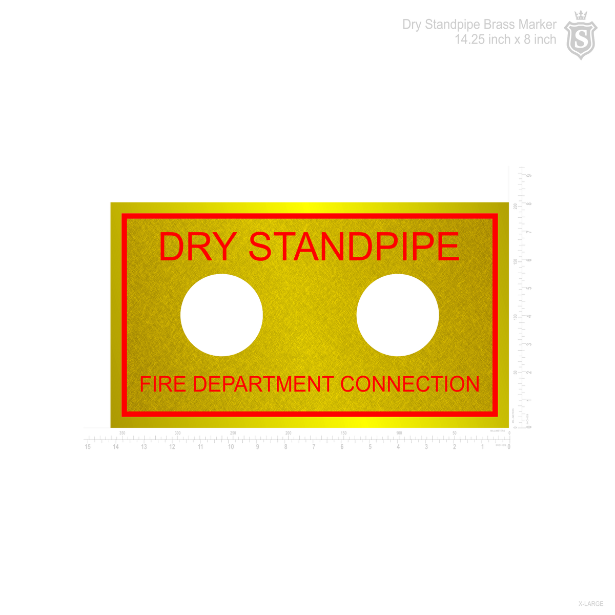 Brass Stand Pipe Plate 2019 – Suarez Arts