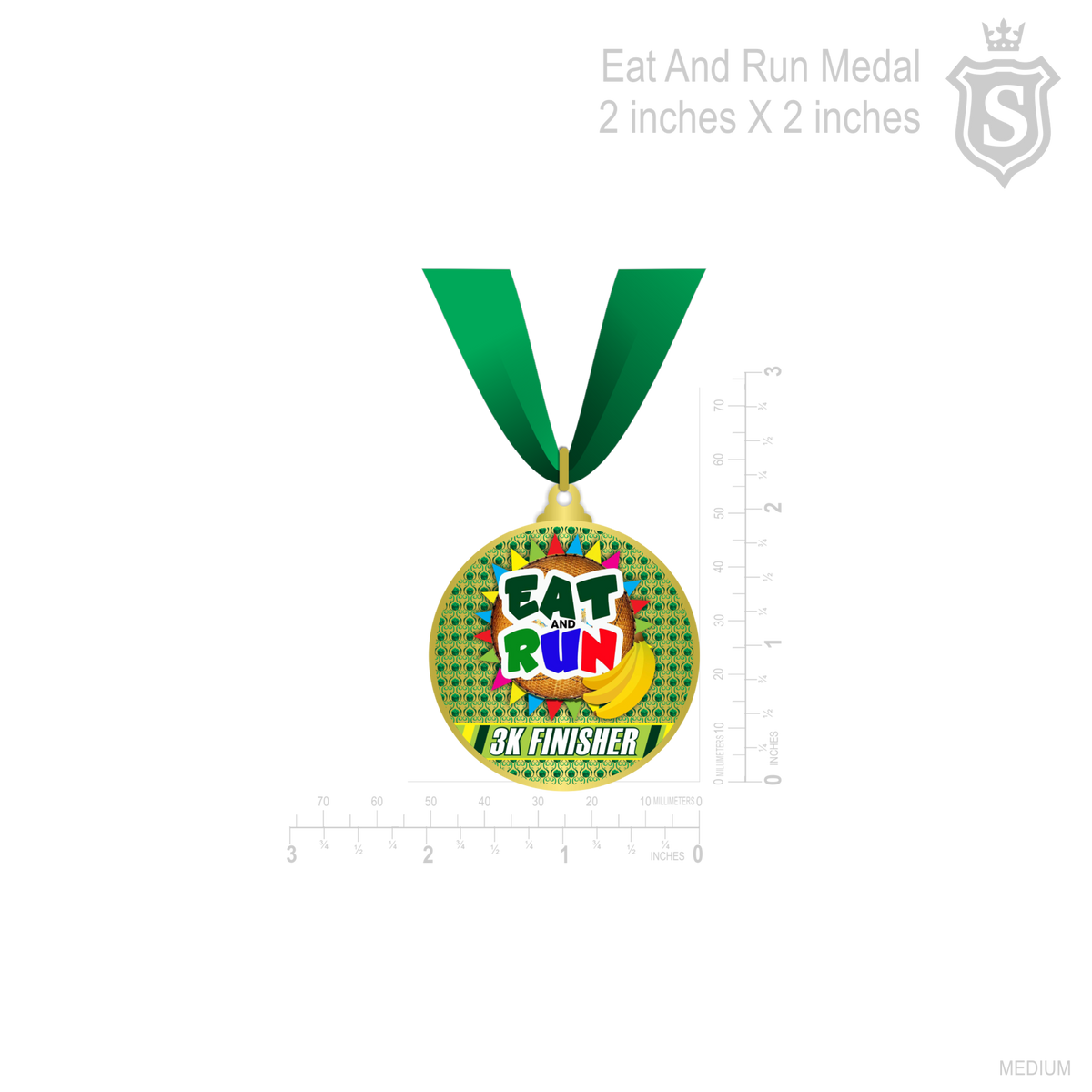Eat and Run Gold Medal – Suarez Arts