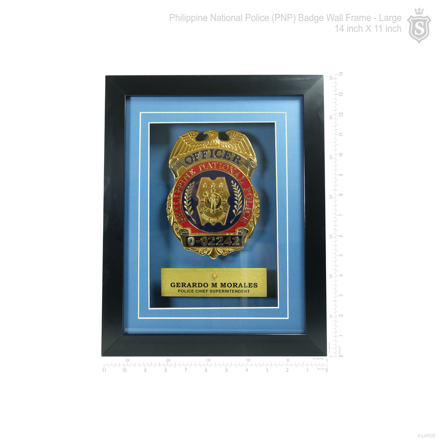 PNP Badge Wall Frame Plaque – Suarez Arts