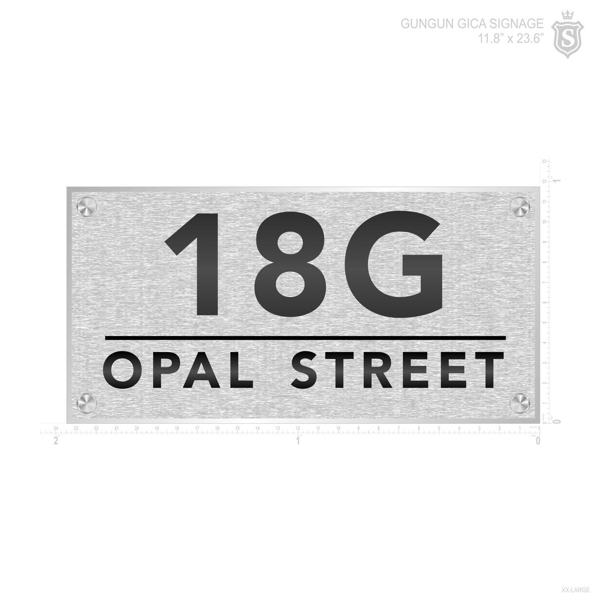 GUN GUN GICA ALUMINUM SIGNAGE – Suarez Arts