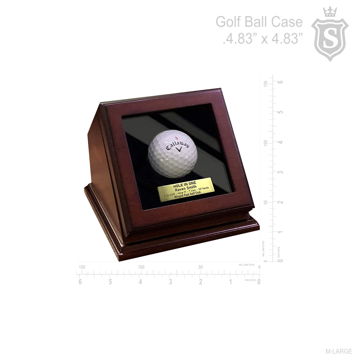 GOLF BALL WOODEN BOX – Suarez Arts