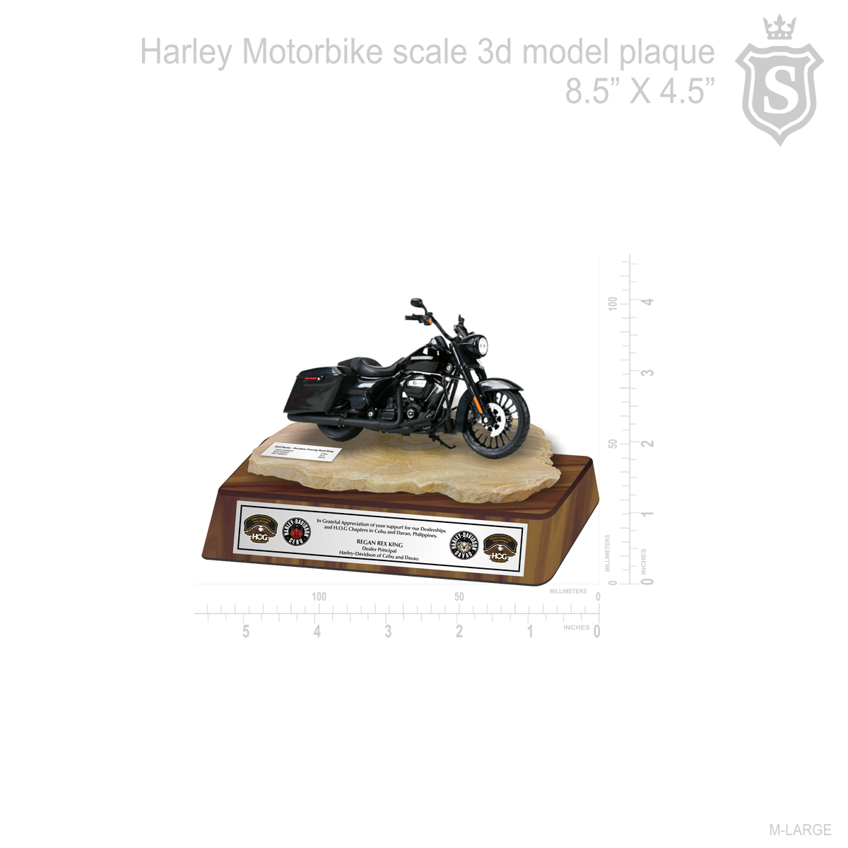 HOG Plaque - Regan Rex King – Suarez Arts