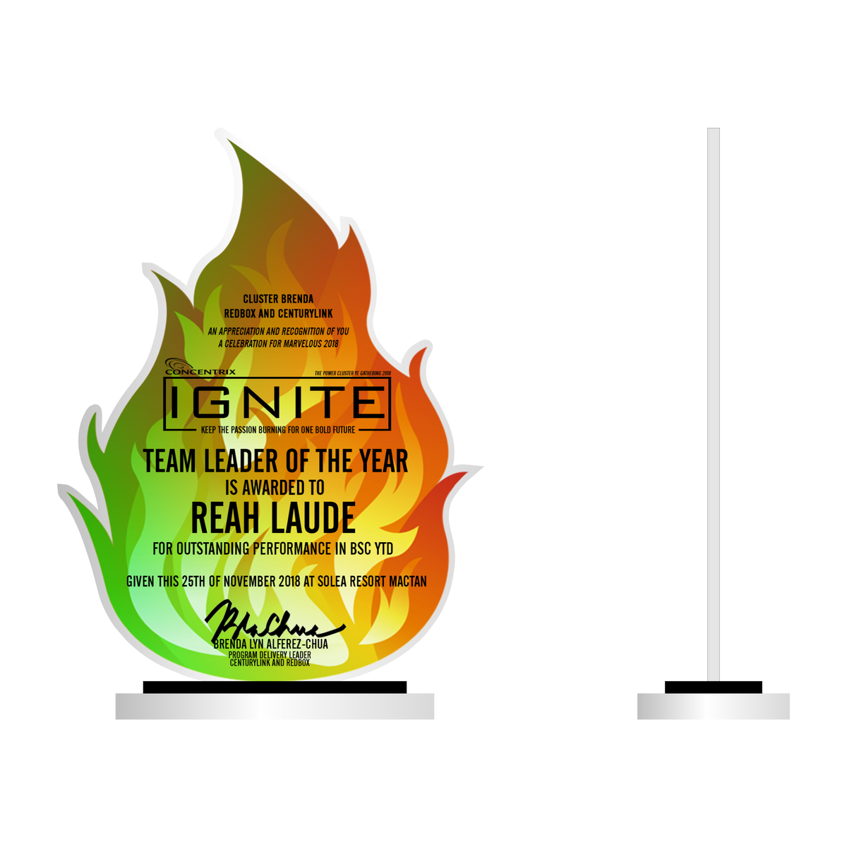 Ignite Plaque 10" – Suarez Arts