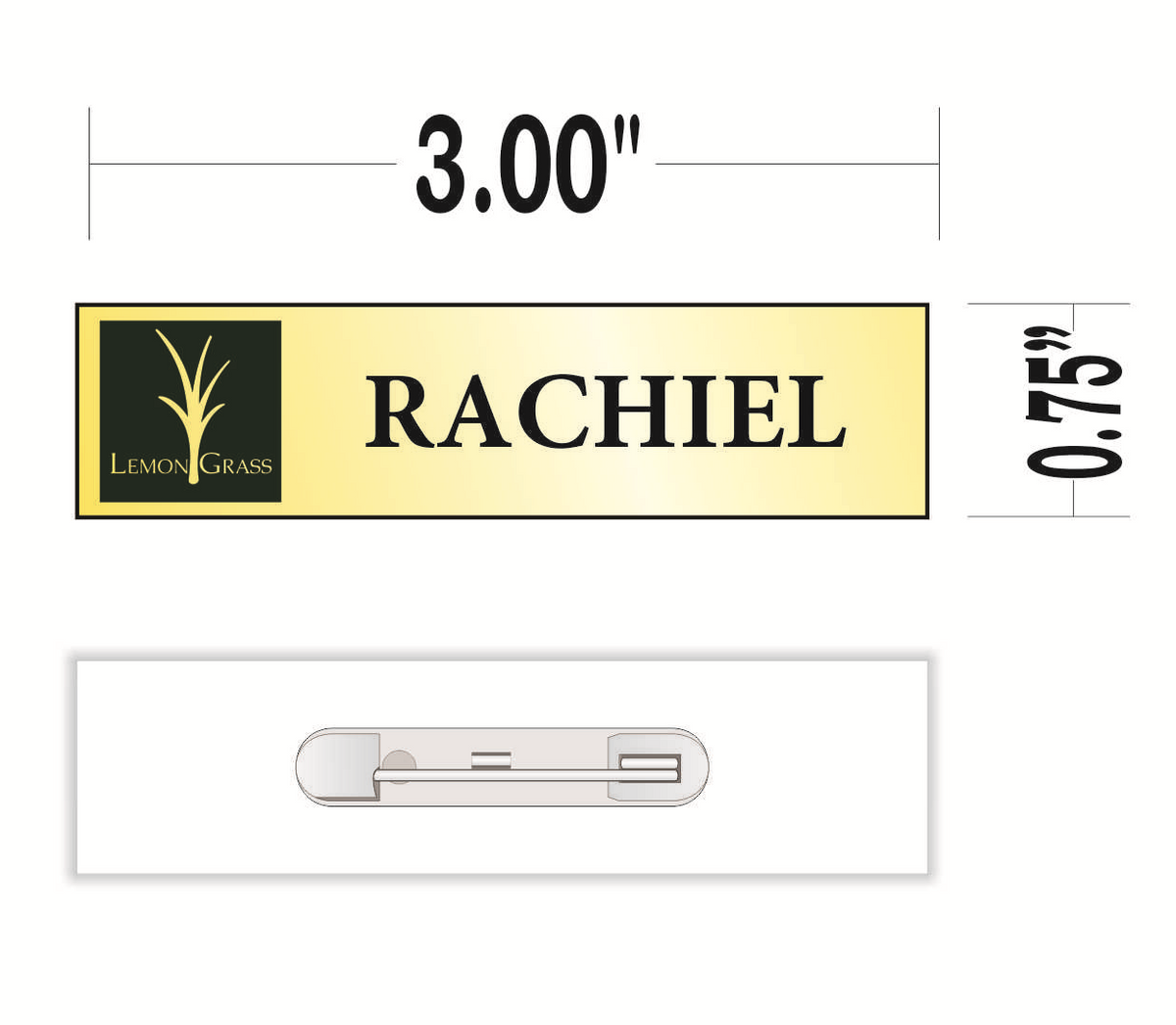 Lemon Grass Restaurant Nameplate – Suarez Arts