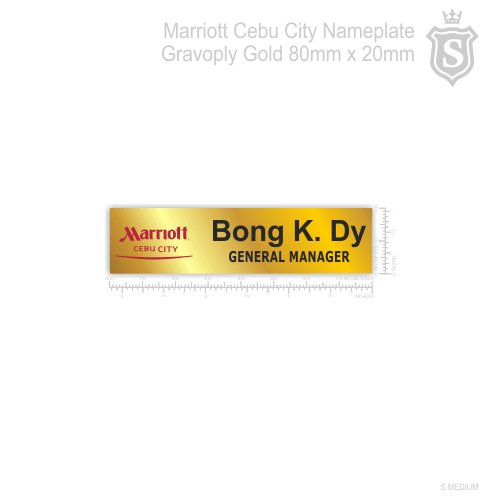 Marriott Cebu City Nameplate – Suarez Arts