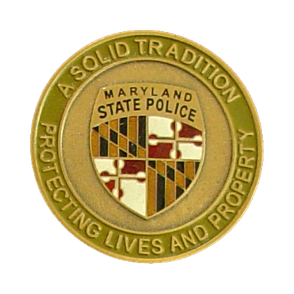 Mary Land State Police Gold Seal 42mm – Suarez Arts