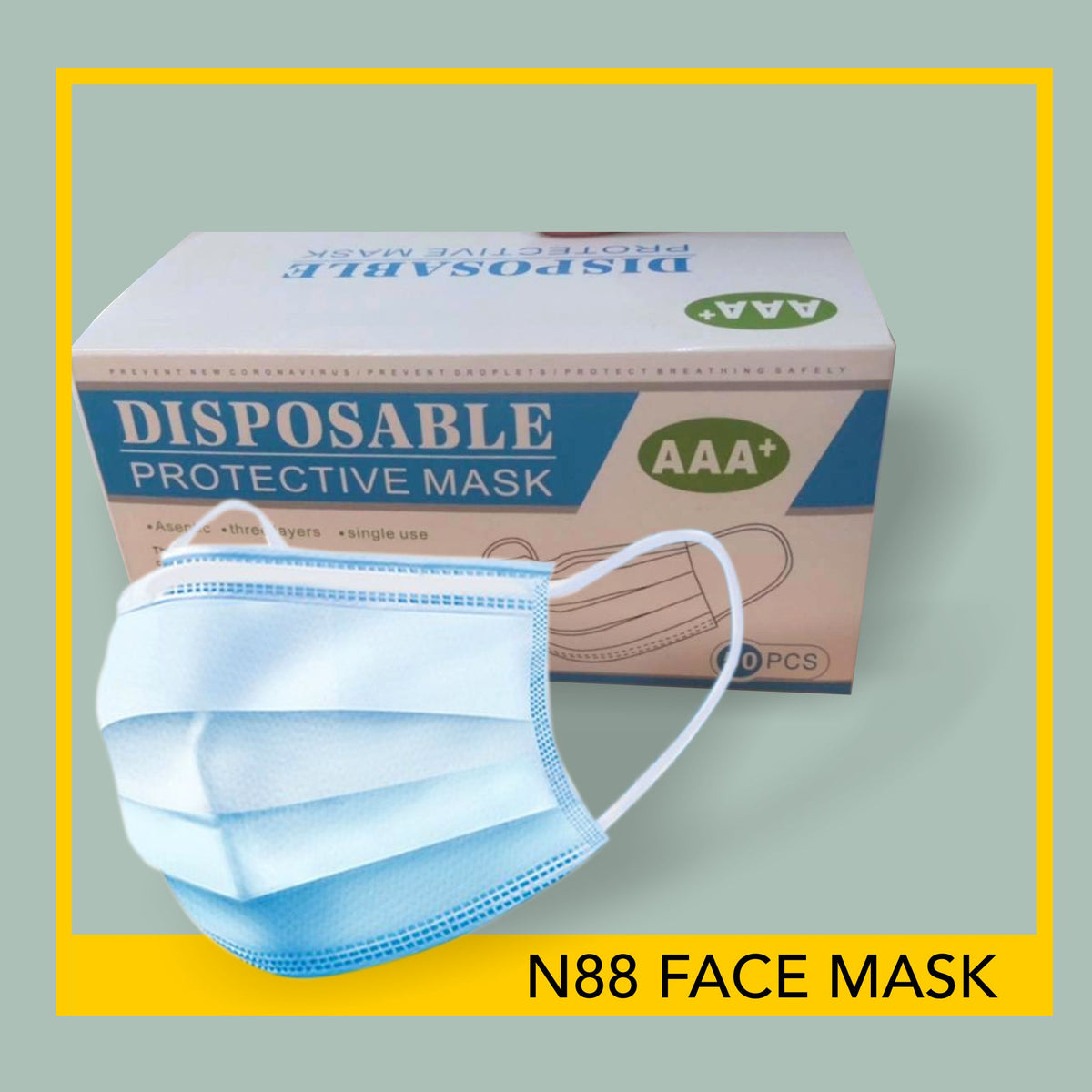 N88 Surgical Face Masks- 50 pieces per box – Suarez Arts